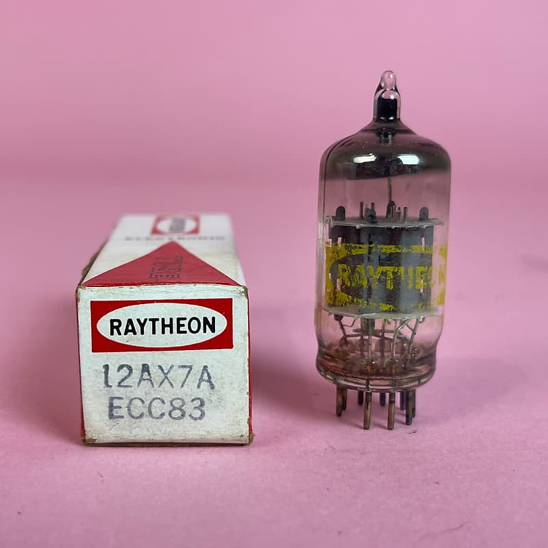 NOS Raytheon 12AX7 (Korean Made) Vintage Vacuum Tube - Fuzz | Reverb