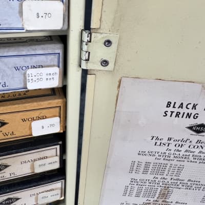 Black Diamond String Display Cabinet 1950’s - White | Reverb