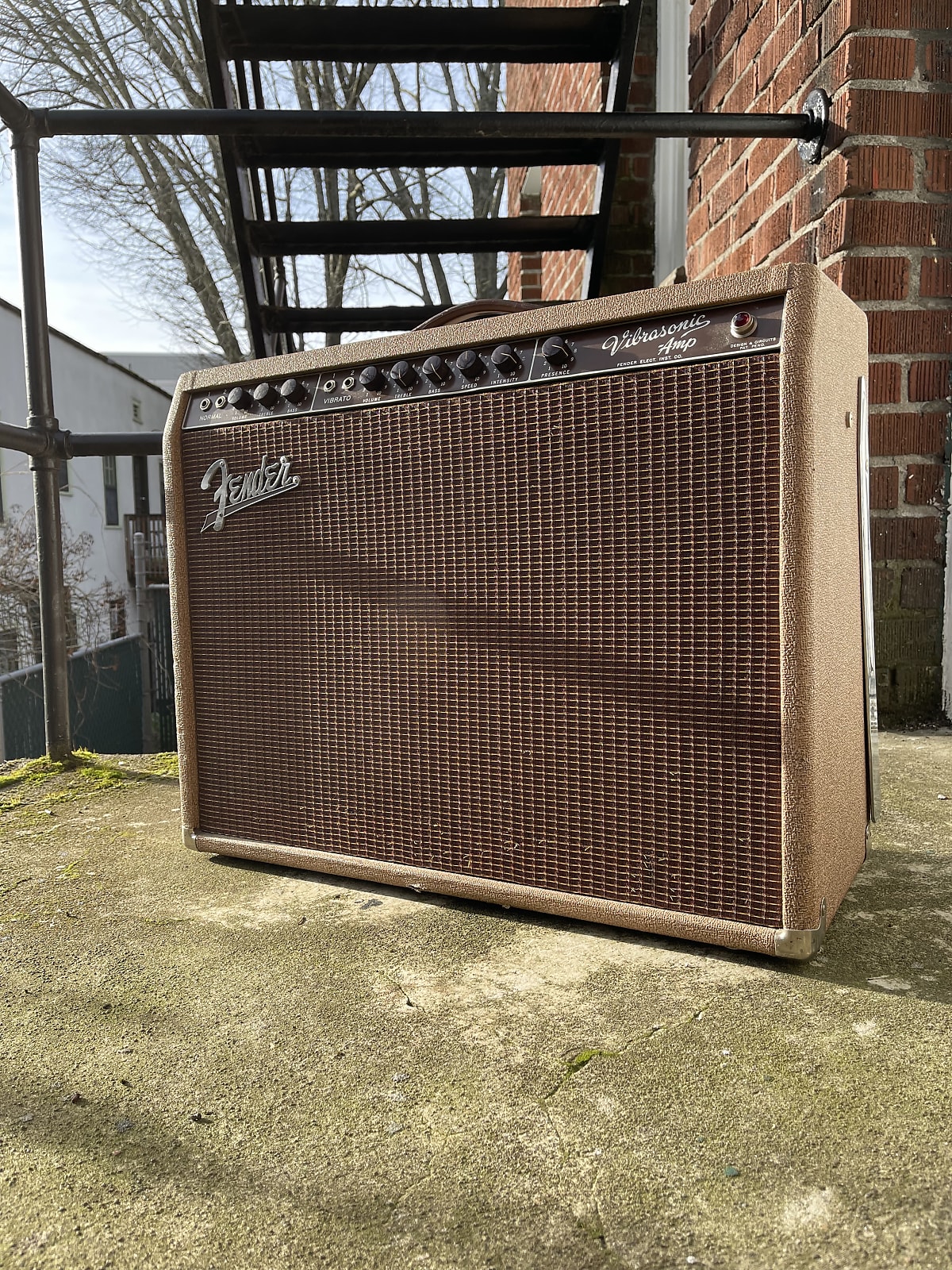 Fender Vibrasonic 5G13 Brownface 40-Watt 1x15" | Reverb Australia