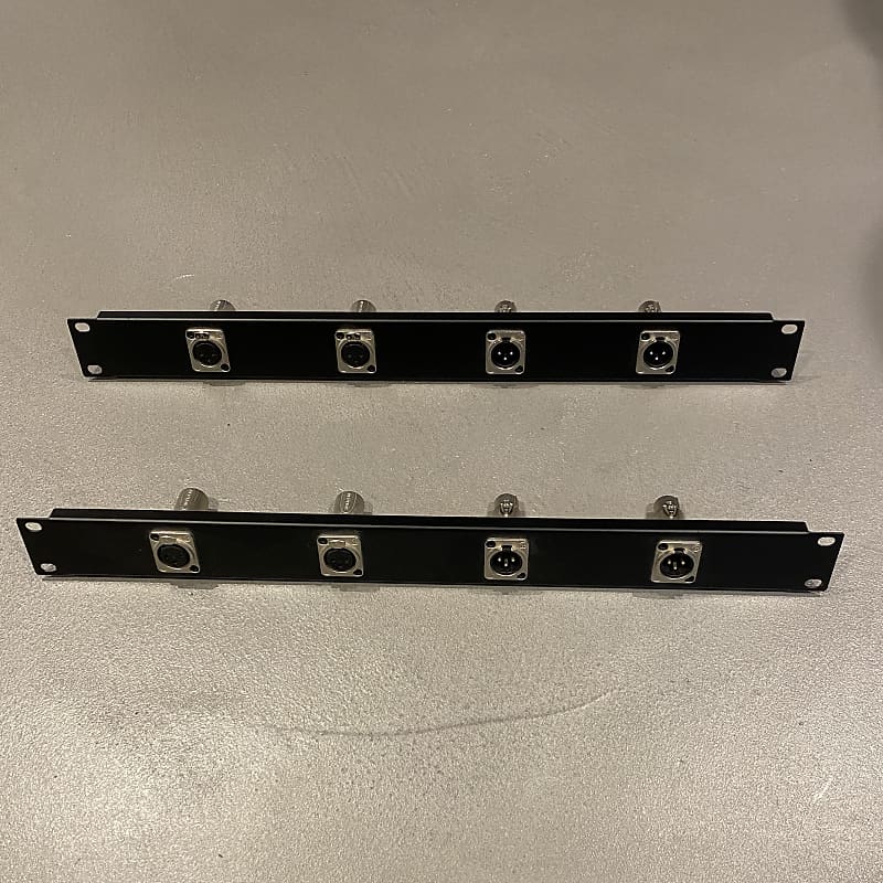 Neutrik Custom 2x 1U rack panel I/O patch bay XLRM & XLRF | Reverb UK