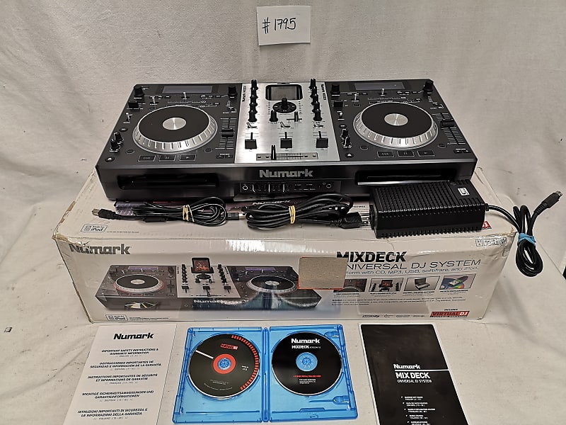 NUMARK Mixdeck Universal DJ Controller System #1795 Great, | Reverb