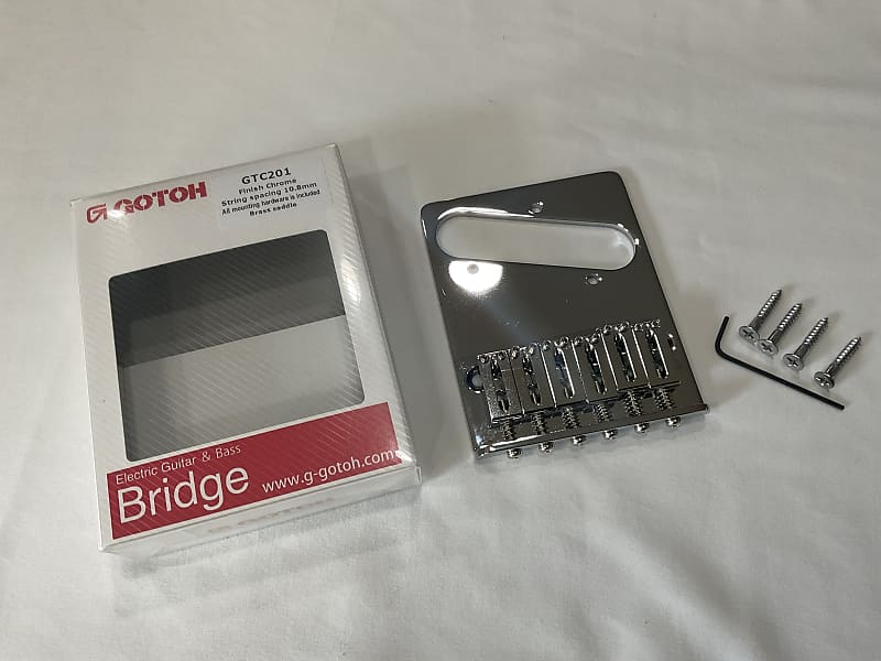 Gotoh GTC201 Telecaster Bridge (Chrome) | Reverb