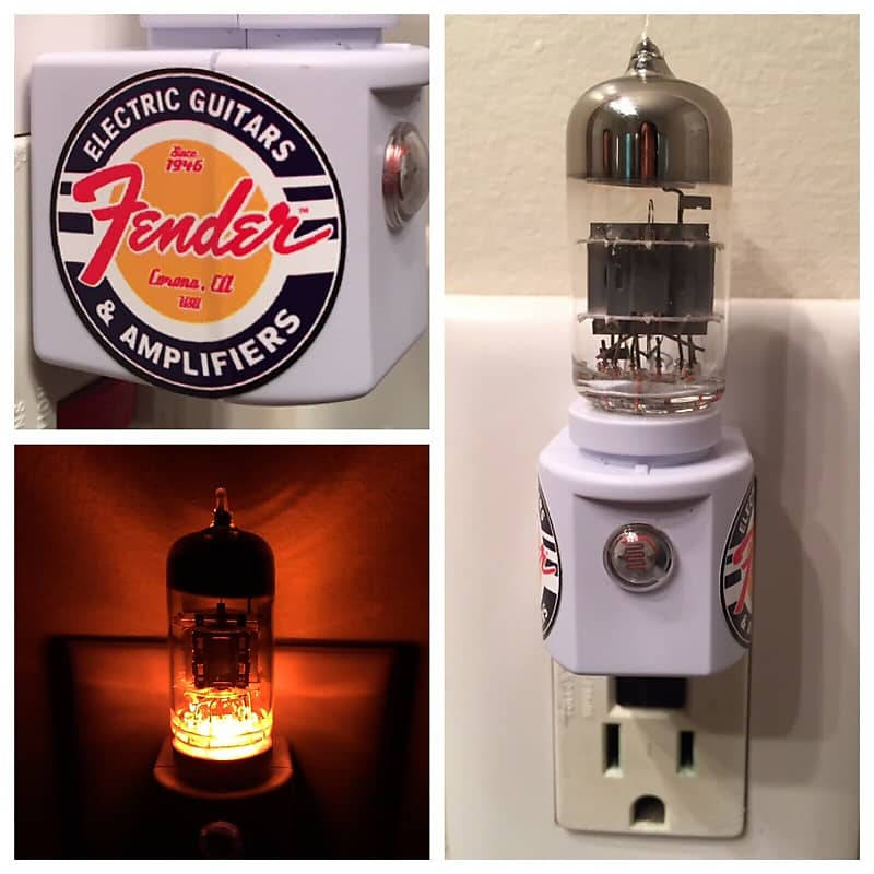 Fender Decal 12AX7 Style Vacuum Tube LED Light from Guitar | Reverb