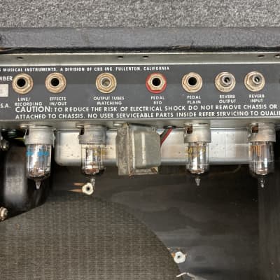 Fender 75 Amplifier Project 1980s - Black | Reverb