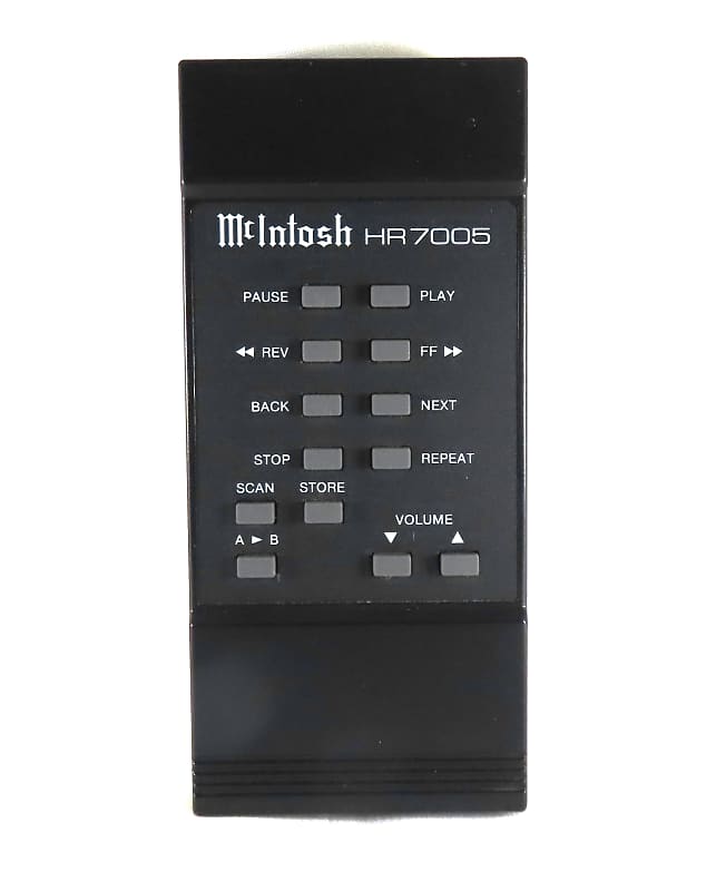 Original OEM McIntosh HR7005 Remote Control For The MCD7005 | Reverb