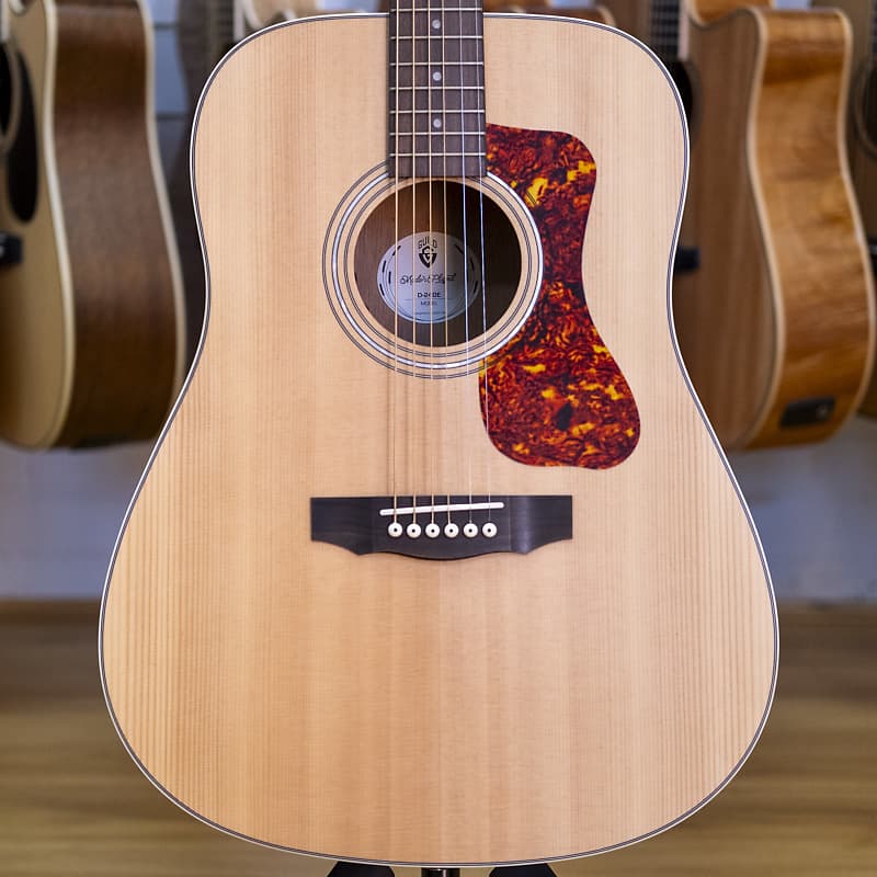 Guild D-240E Dreadnought Acoustic Electric Guitar with Deluxe | Reverb