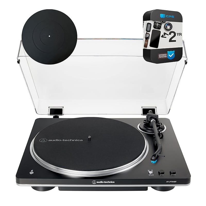 Audio-Technica AT-LP70XBT Wireless Turntable with Rubber Mat | Reverb