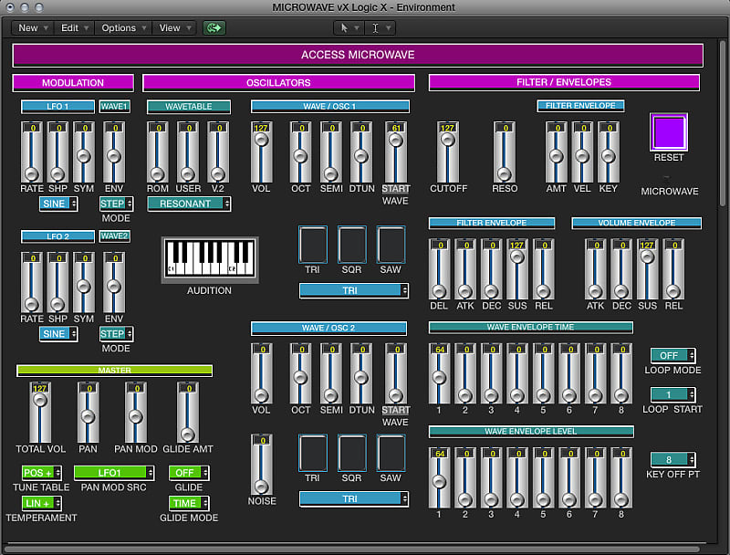 Virtual ACCESS Waldorf Microwave editor/ programmer - | Reverb UK