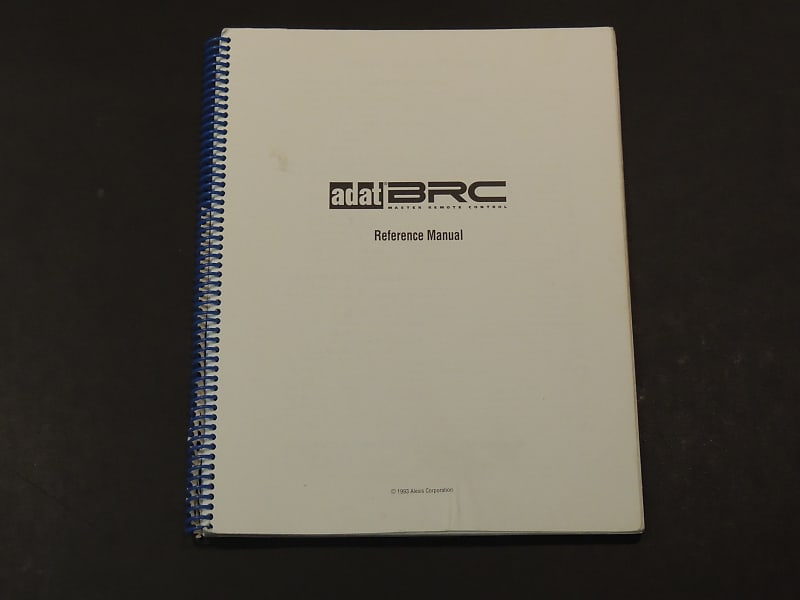 Alesis BRC Reference Manual [Three Wave Music] | Reverb