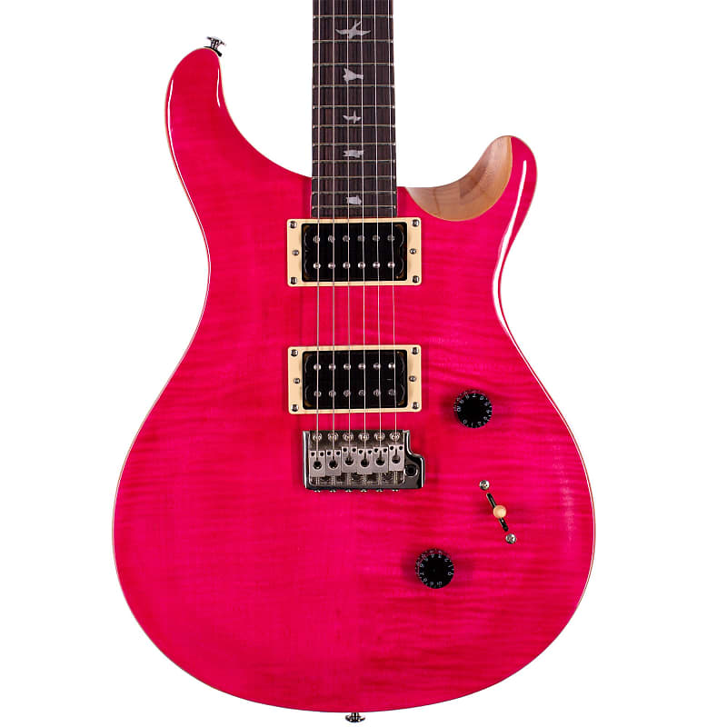 PRS SE Custom 24 Electric Guitar, Bonnie Pink | Reverb