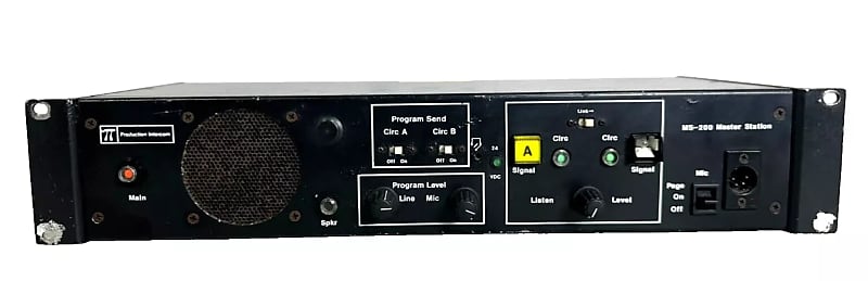 Production Intercom MS-200 2-Channel Master Station (No Power | Reverb