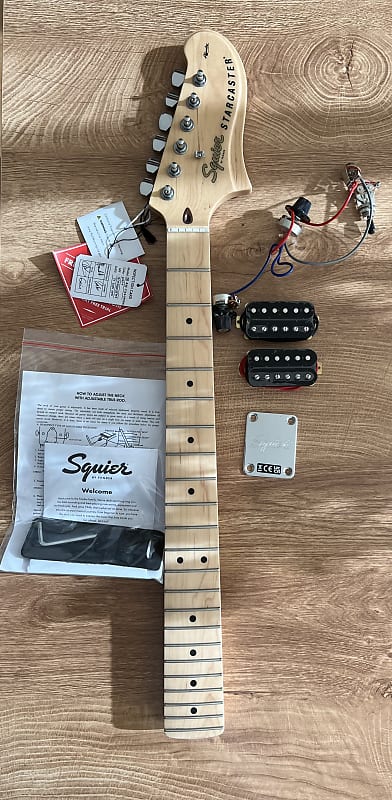 Brand new Fender Squier Starcaster Affinity neck 2021 with | Reverb