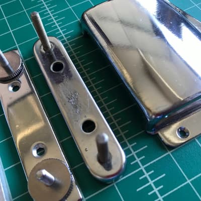 Teisco Bridge Base Plate 1960's - Chrome | Reverb