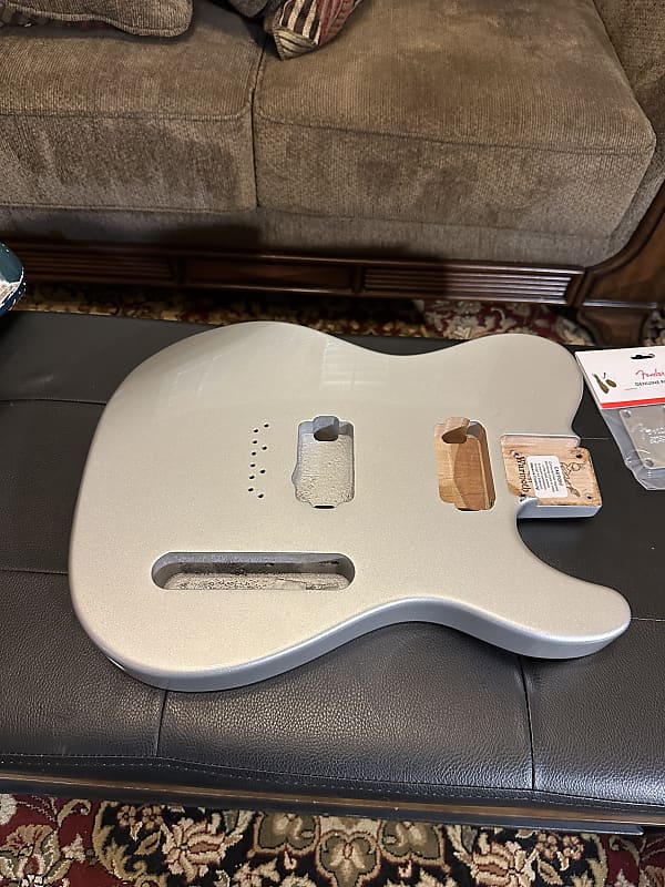 Warmoth Telecaster HH Body 2022 - Silver | Reverb