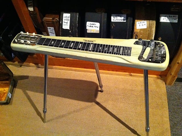 Fender 'WHITE' Lapsteel ex Steve Howe YES, Asia 1960 White | Reverb