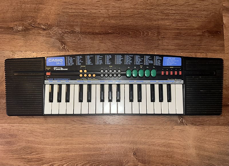 Casio SA-21 1997 - Black | Reverb