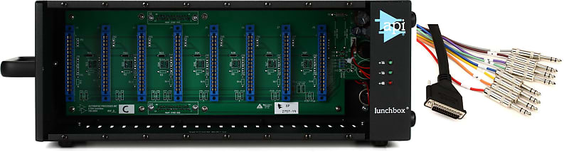 API 500-8 8-slot 500 Series Lunchbox Bundle with Hosa DTP-802 | Reverb