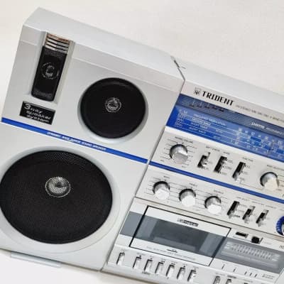 Vintage Trident CX-473F Boombox Ghettoblaster Stereo Radio | Reverb