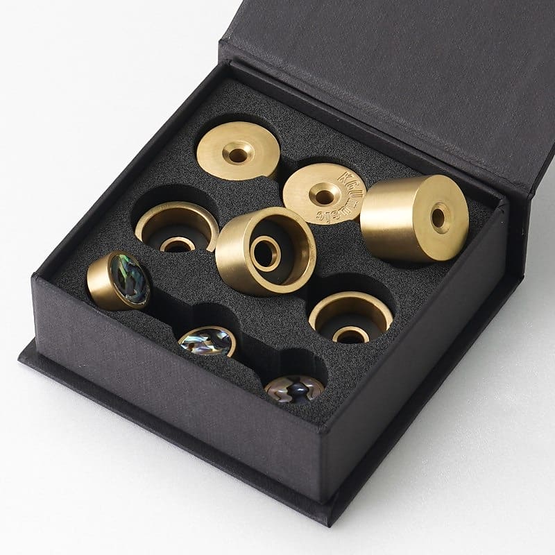 KGU brass CGU Brass / Trim Kit HEAVY Raw Brass Abalone | Reverb UK