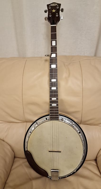 Sheltone Golden Eagle 5 string Banjo, Vintage 1970's 1970's - | Reverb