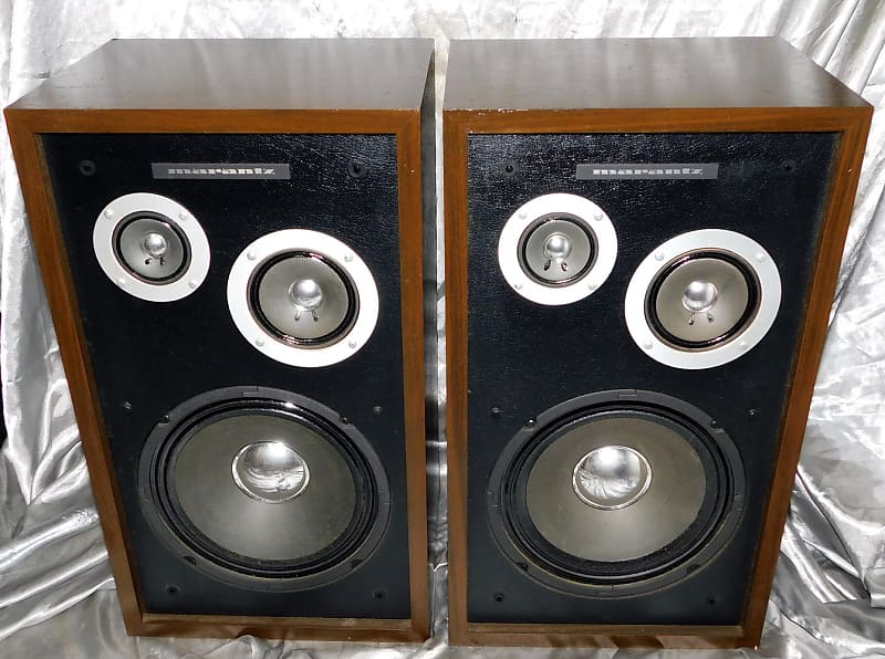 Marantz 30/300 3 Way Speakers-EC-8 Ohms-Chrome Dust cap | Reverb