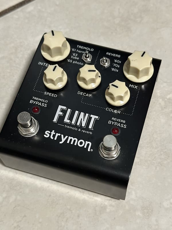 Strymon Flint Reverb and Tremolo V1 2012 - 2022 - Black with | Reverb