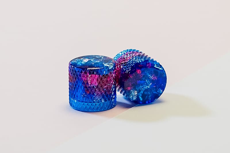 Nebula Foil Knurled Knob Duo / COARSE | Reverb