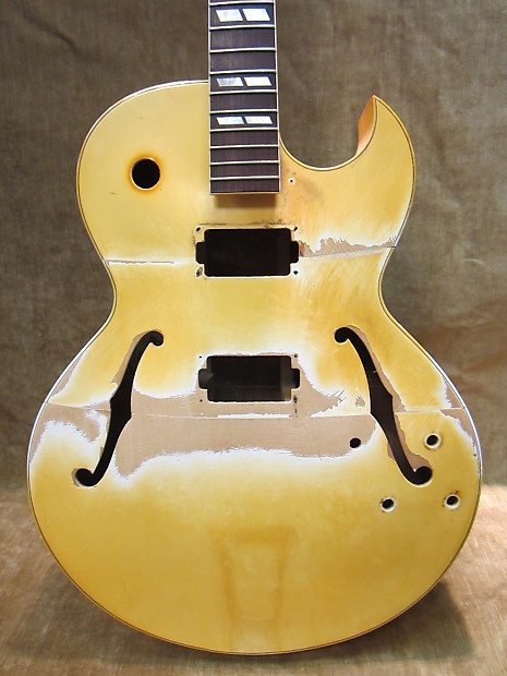 1988 Gibson ES-175 D Archtop Ivory W/ Gold Hardware *PROJECT* | Reverb