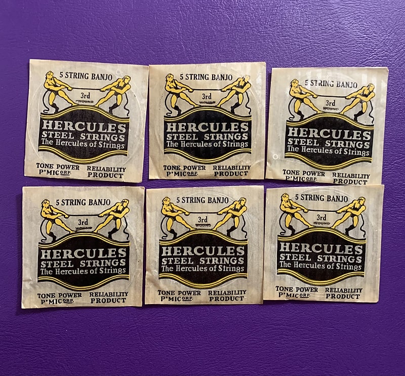 Vintage Hercules Pre War 5 string Banjo String case Candy | Reverb