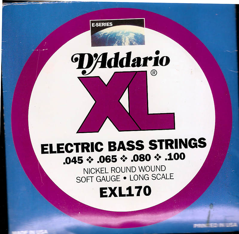 D'Addario EXL170 Electric Bass Strings for 4-String Bass | Reverb