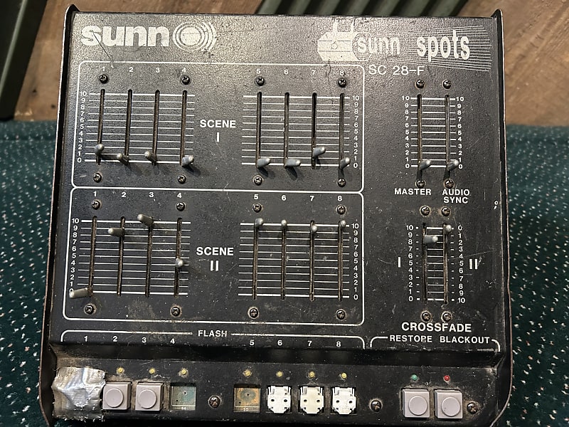 *Vintage* 1985 Sunn USA by Fender SC 28-F Sunn Spots- Light | Reverb