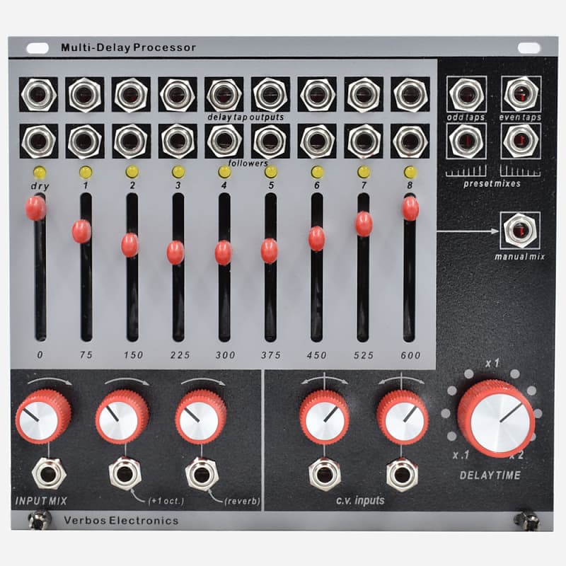Verbos Electronics MULTI-DELAY PROCESSOR Eurorack Multi-tap | Reverb