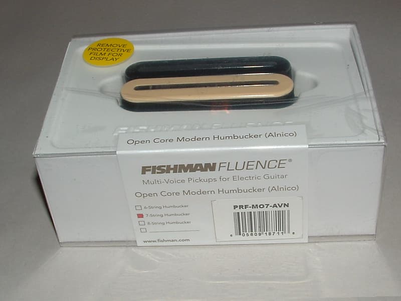 Fishman Fluence PRF-M07-AVN Open Core 7 String Alnico | Reverb