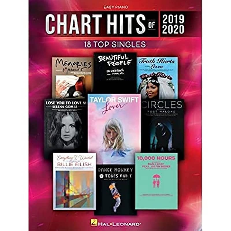 Chart Hits of 2019-2020: 18 Top Singles Arranged for Easy | Reverb