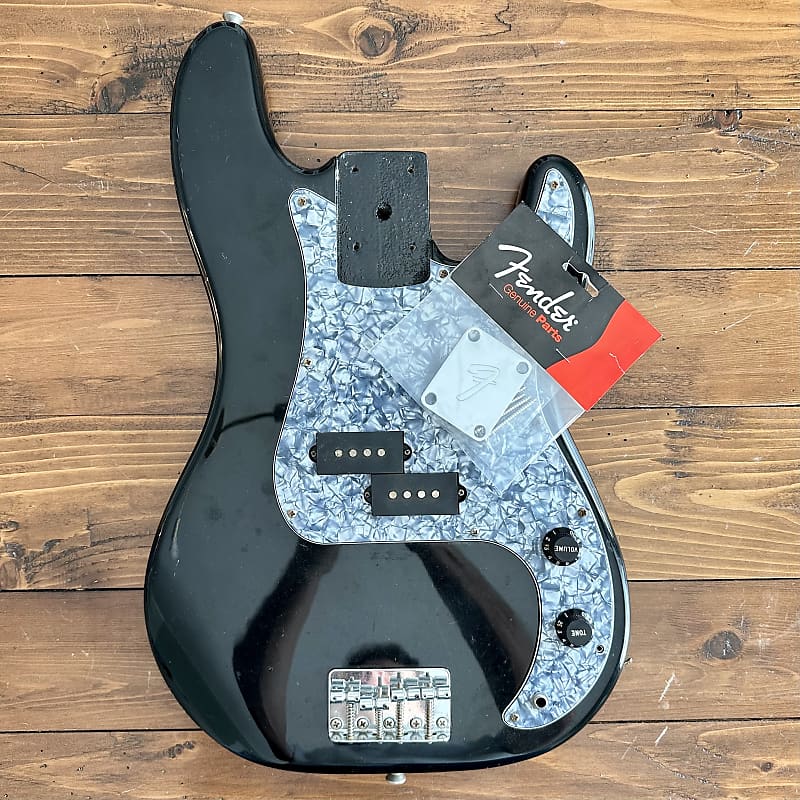 Squier P-Bass Loaded Body - Unknown 1990s - Black | Reverb