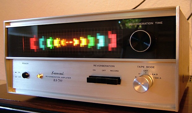sansui RA 700 1970 bois / alu | Reverb