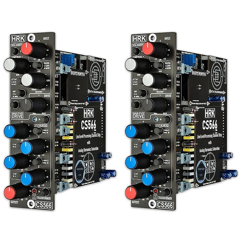 HRK CS566 | Line Level Saturation VCA 4 Band EQ Channel Strip | Reverb