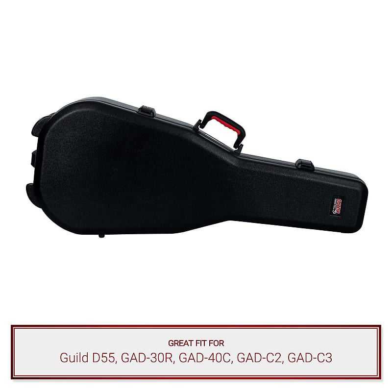 Gator Cases Acoustic Guitar Case fits Guild D55 GAD-30R | Reverb