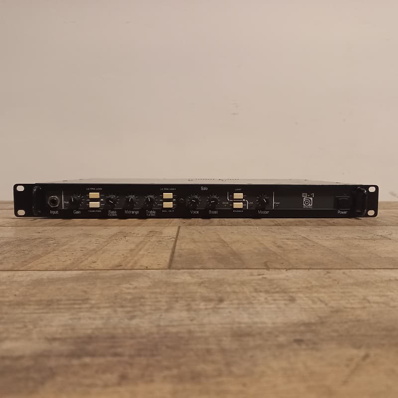 Ampeg B-1 rack tube bass preamp 90s USA | Reverb