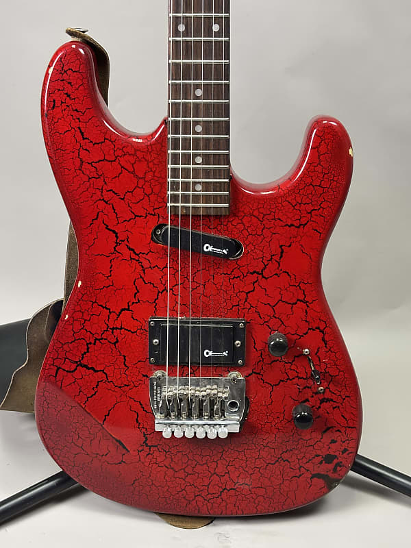 CHARVEL CHARVETTE 270 Electric Guitar - Red Crackle | Reverb