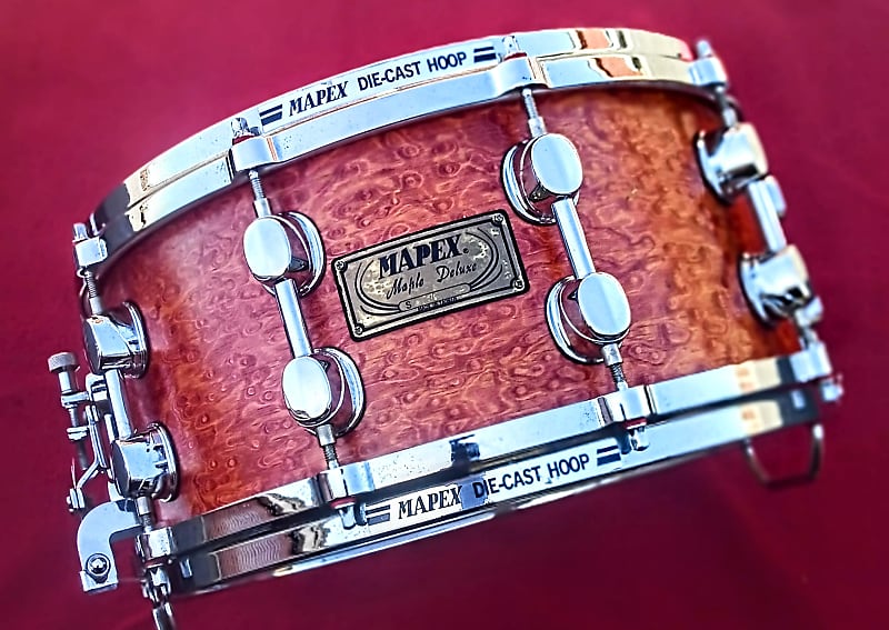 Mapex Maple Deluxe 80s - Scarlett bird's eye | Reverb