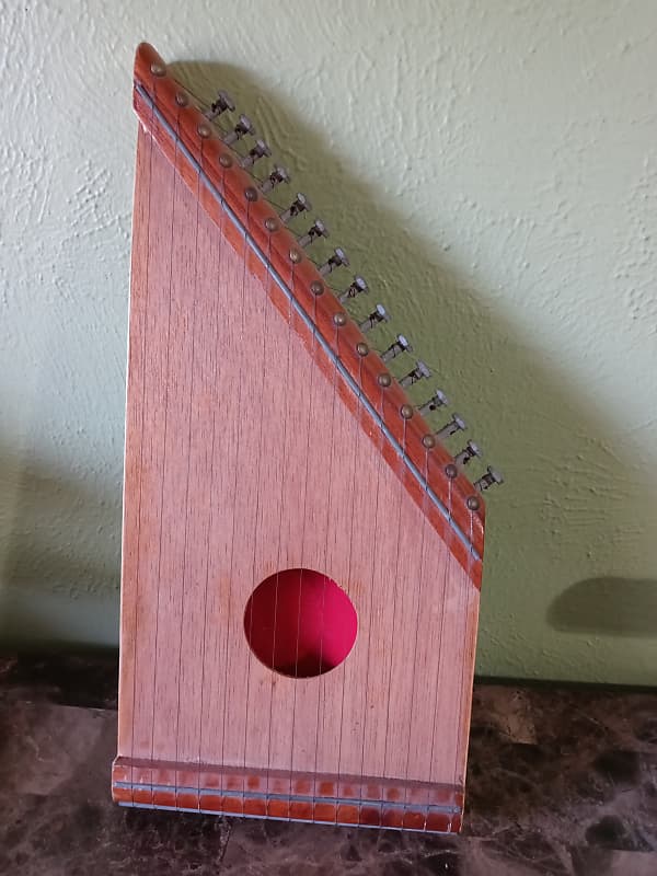 Vintage 16" Lap Harp 15 String Lyre Stringed Zyther Type | Reverb