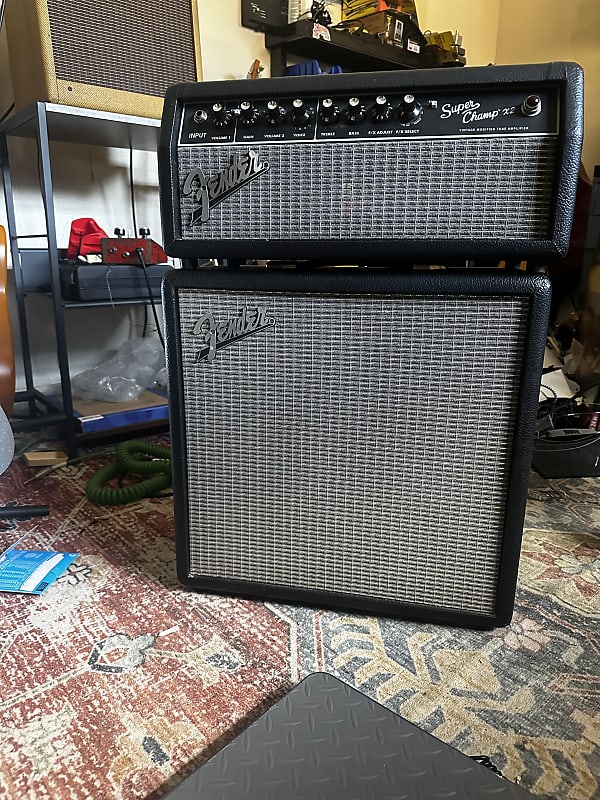 Fender Super Champ X2 with SC112 Enclosure 2015 - Black | Reverb