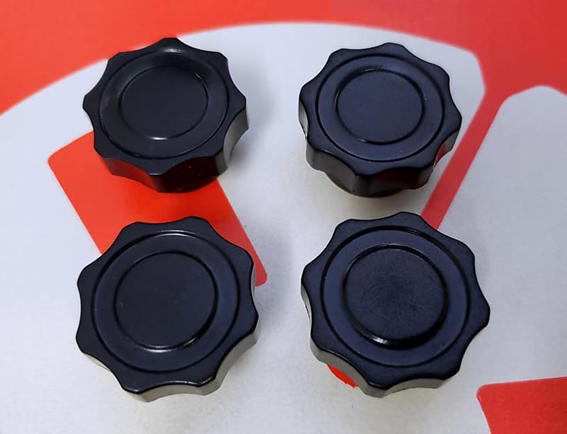 4 Bakelite Knobs for Amp Preamp Compressor EQ 1960's Vintage- | Reverb