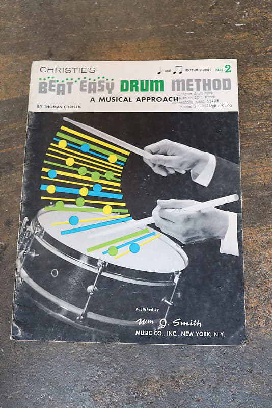 "Beat Easy Drum Method Part 2" Drum Book by Thomas Christie | Reverb