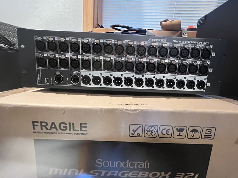 Soundcraft MSB-32 i Mini Stagebox 32 2010s Black | Reverb