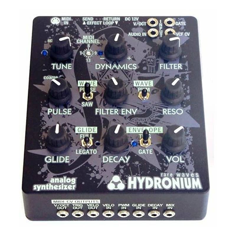 Rare Waves Hydronium Desktop Synth (303) - Hydride Black | Reverb