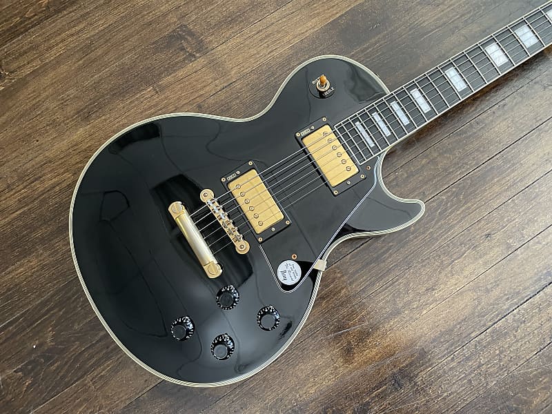 Gorgeous 1990s Burny RLC-65 Black Beauty LP Electric Guitar | Reverb