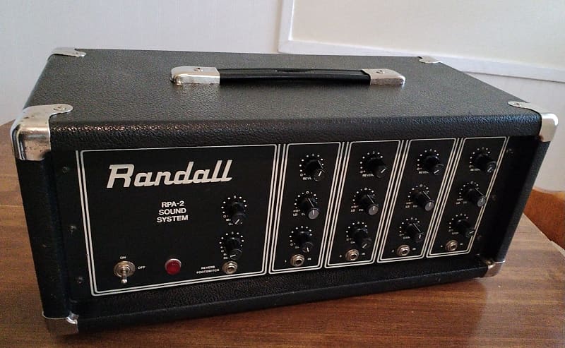 Randall RPA-2 Four Channel 100 Watt Powered Mixer Made in | Reverb