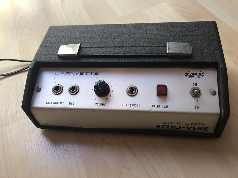Lafayette Echo-Verb Solid State Spring Reverb Unit | Reverb